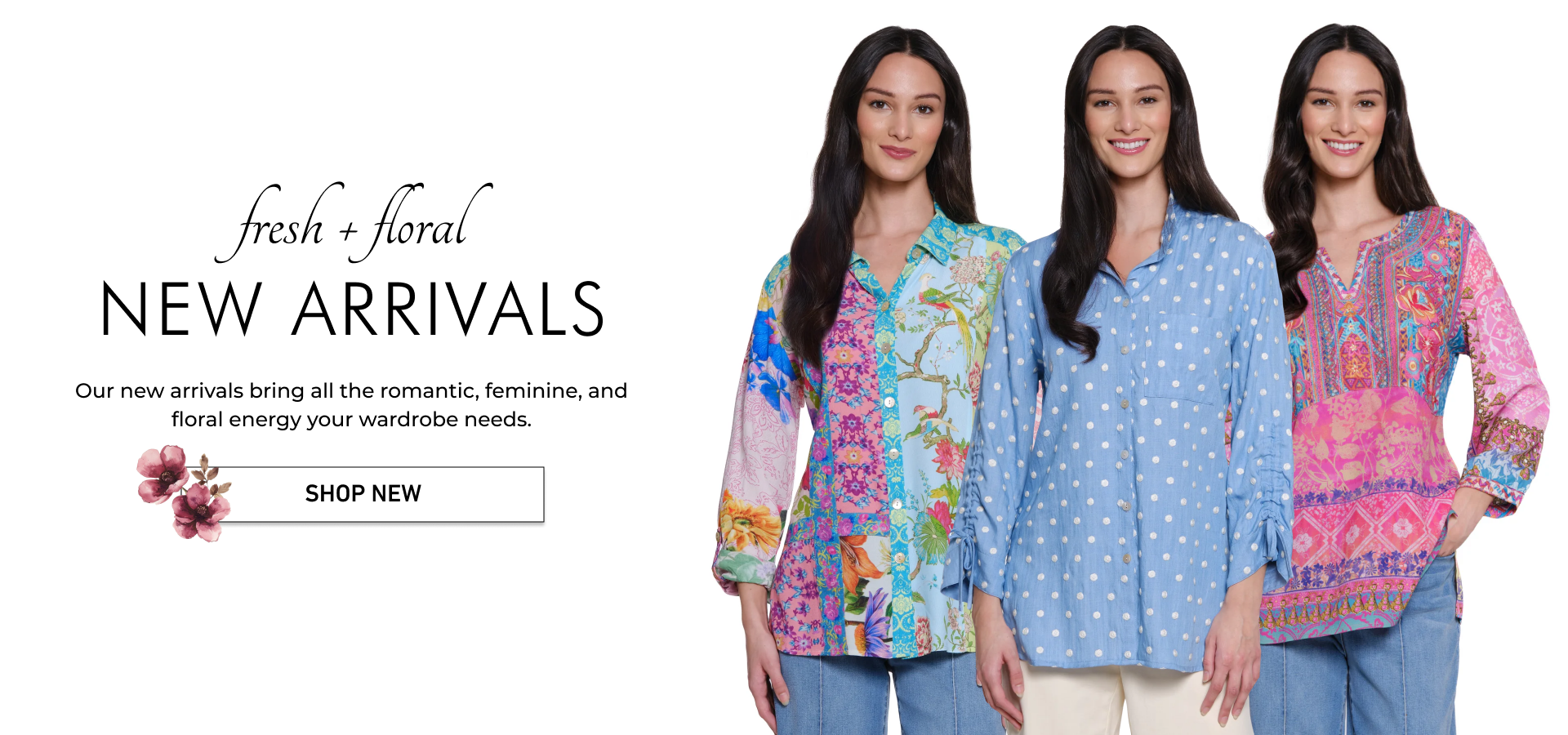 JOHN MARK. Collection of tops and bottoms bound in color stories ...